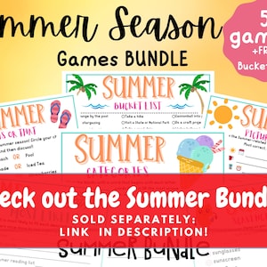 Summer PICTURE CLUES Game: Printable Emoji Pictionary Game (PDF) - Etsy
