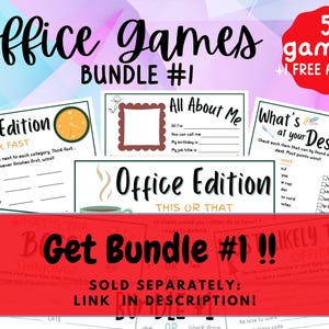 Office DESK SCAVENGER HUNT Game: Printable Teambuilding Activity ...