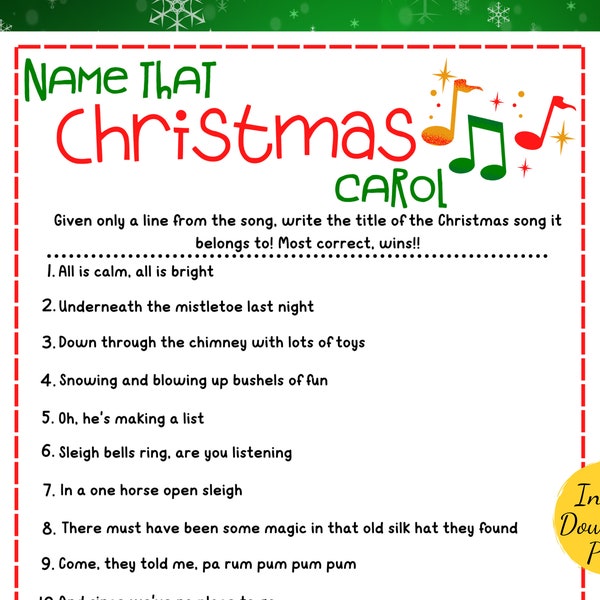 Christmas Carol - Etsy