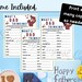 Fathers Day WHATS DAD THINKING Game Fathers Day Party Game Printable ...