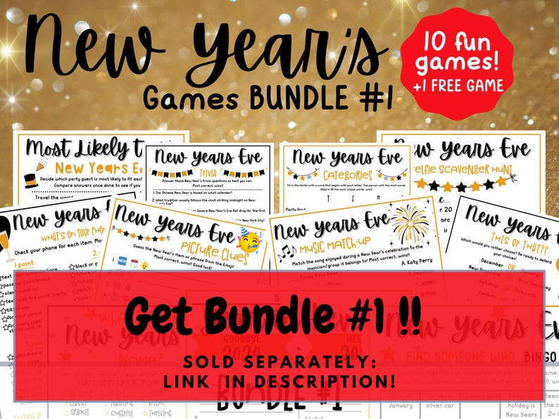New Years Eve TRIVIA Game - New Years Eve Party Game - Printable New ...