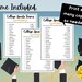 COLLEGE SPORTS TEAM Matching Game Graduation Party Game High School ...