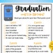What's on Your Phone GRADUATION Game Graduation Party Game College ...