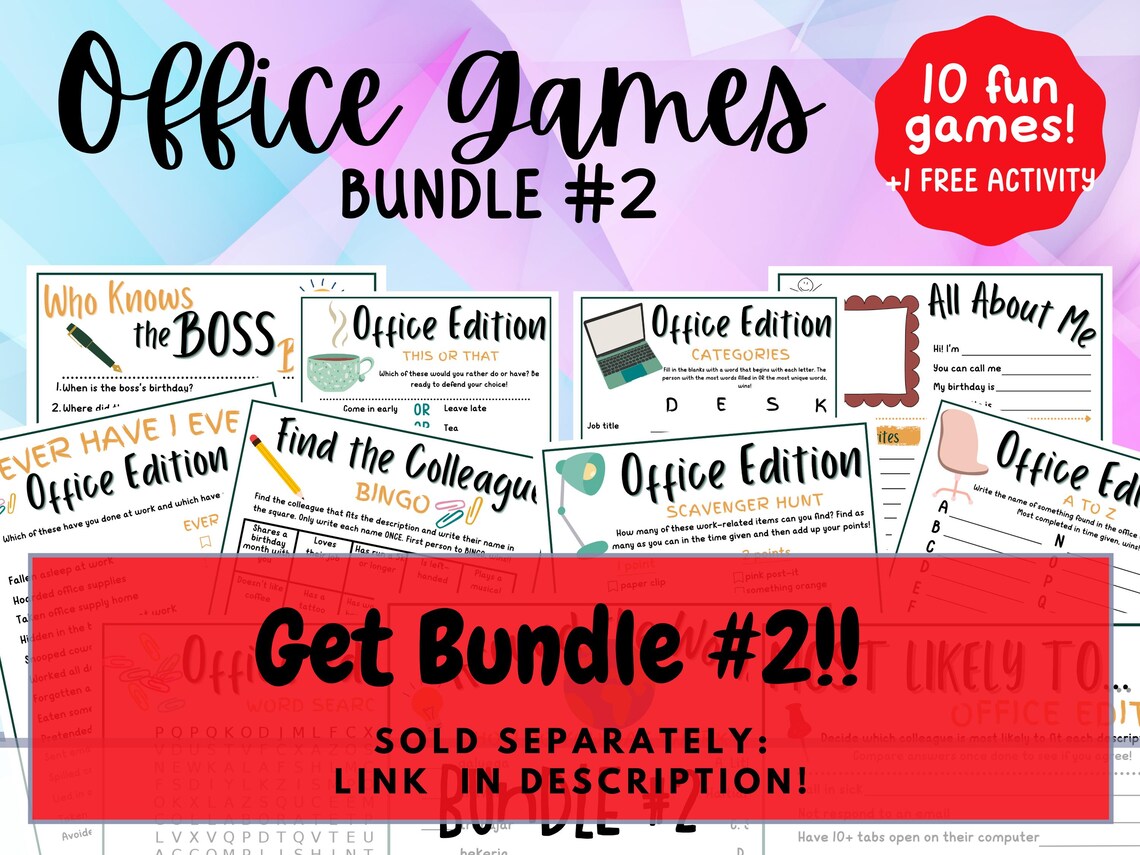 MOST LIKELY TO Office Game - Printable Workplace Game - Printable ...