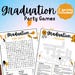 Graduation WORD SEARCH Graduation CROSSWORD Graduation Party Games High ...