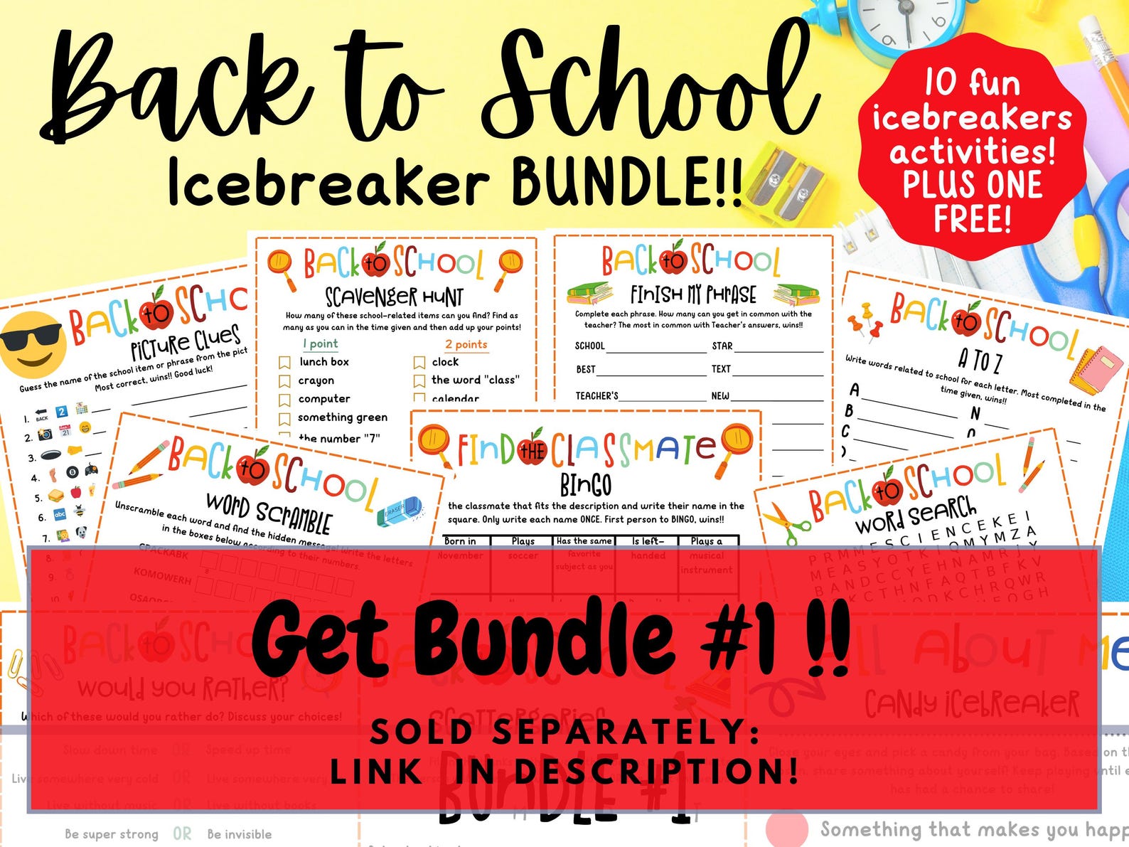 FINISH THE PHRASE Back to School Game - First Day of School Activity ...