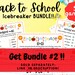 Back to School Games BUNDLE 5 Game Bundle Back to School Icebreaker ...