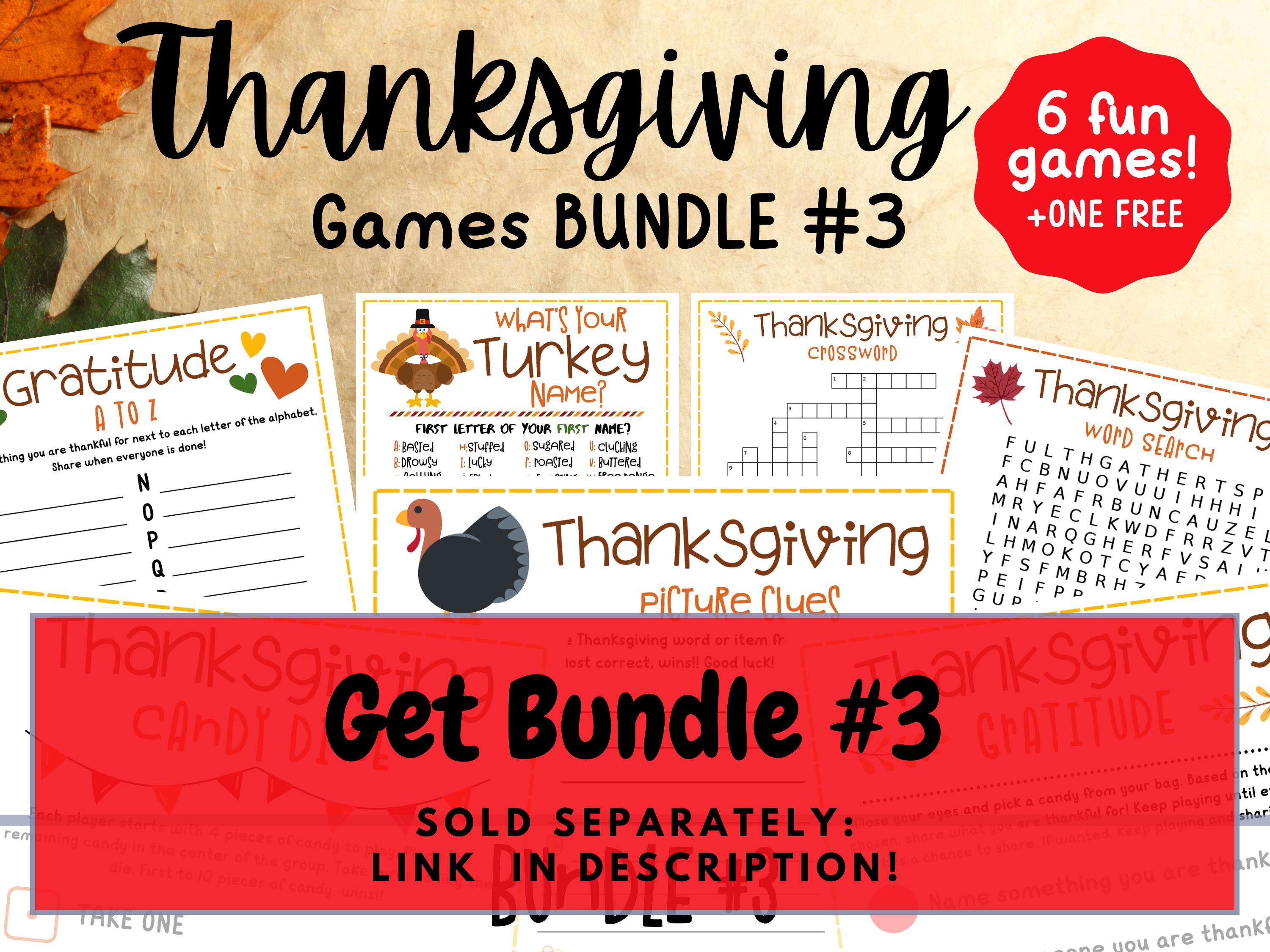 Thanksgiving CANDY DICE - Thanksgiving Party Game - Printable ...