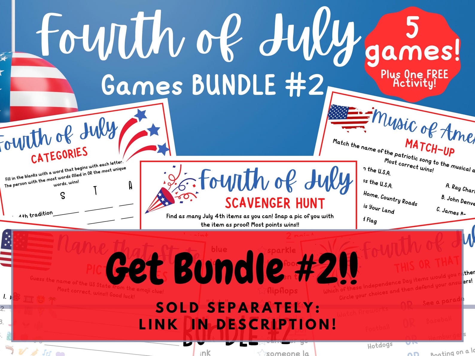 What's Your FIREWORKS NAME? - July 4th Party Game - Printable July 4th ...