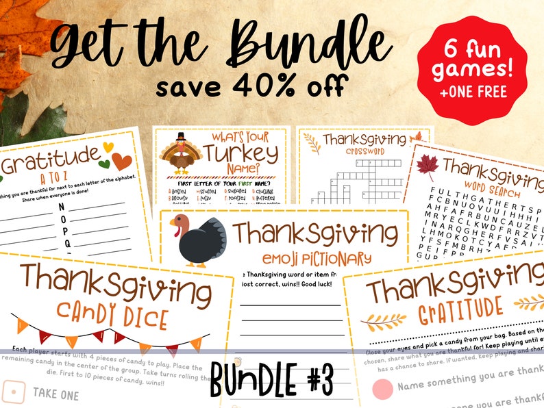 Thanksgiving CANDY DICE Thanksgiving Party Game Printable Thanksgiving ...