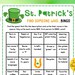 St. Patrick's Day BINGO Game St. Patrick's Find the Guest Bingo St ...