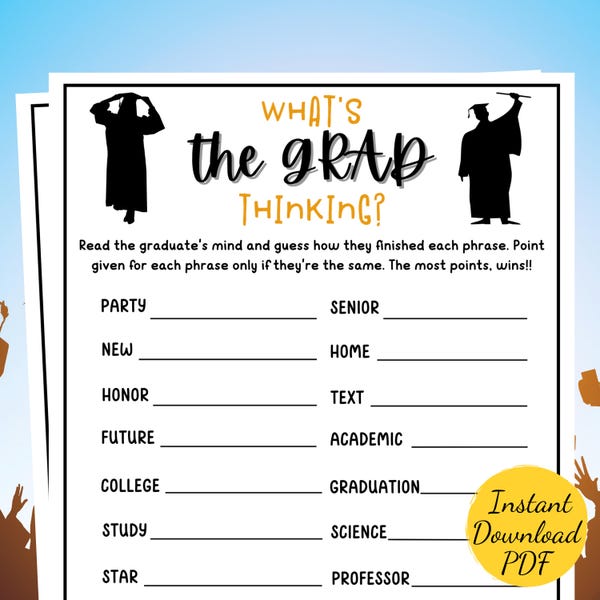 Graduation WORD SEARCH Graduation CROSSWORD Graduation Party Games High ...