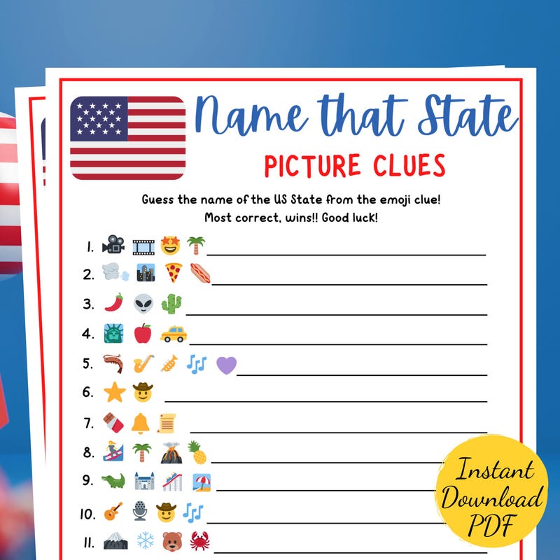 Patriotic Game - Etsy