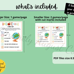 CANDY DICE Back to School Game - Printable First Day of School Activity ...