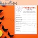 Halloween THINK FAST Game: Printable Party Activity (PDF) - Etsy