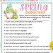 Spring GARDEN TRIVIA Game Printable Spring Season Party Game Spring ...