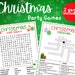 Christmas Word Search Christmas Crossword Christmas Games Printable ...