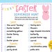 Easter SCAVENGER HUNT Easter Party Game Printable Easter Celebration ...