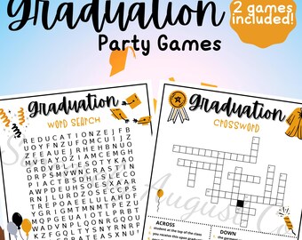 Graduation Party Games BUNDLE #2 - 5 Game Bundle - High School ...