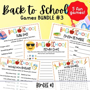 Back to School WORD SEARCH Back to School Game First Day of School ...