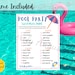 Pool Party SCAVENGER HUNT Game - Printable Pool Party Game -scavenger ...