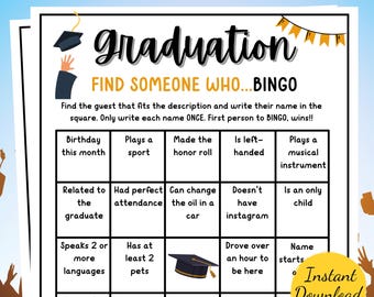 Modern Minimalist Graduation Games Bundle Printable 2024 Grad Party ...