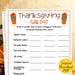 Thanksgiving THINK FAST - Thanksgiving Party Game - Printable ...
