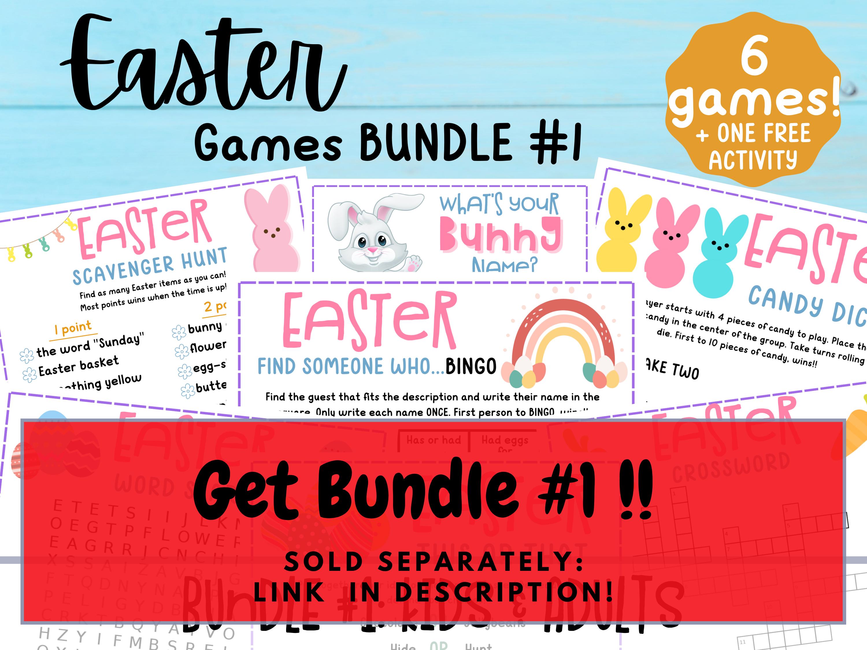 Easter THIS OR THAT Game - Easter Would You Rather - Easter Party Game ...