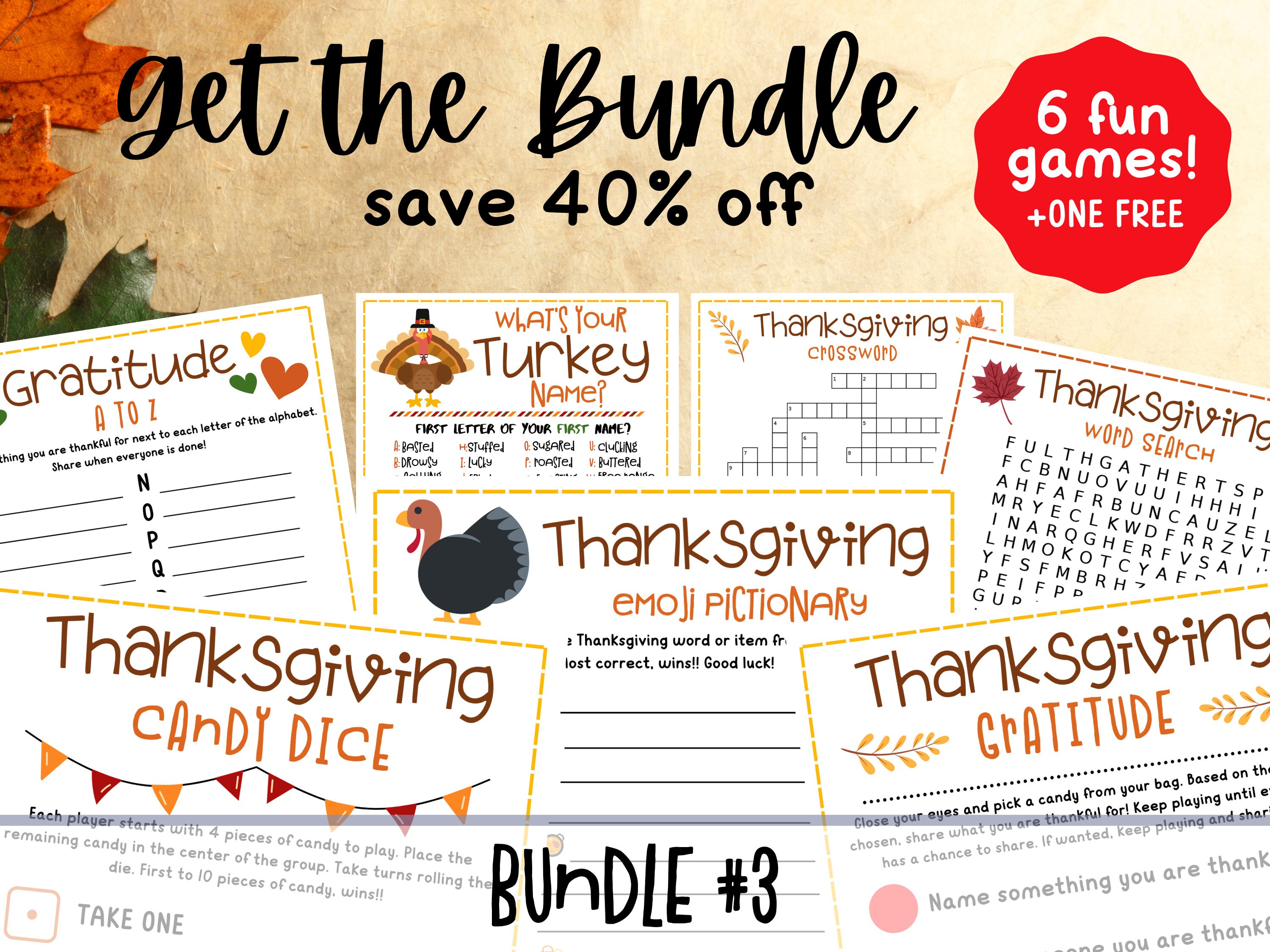 A to Z GRATITUDE Thanksgiving Party Game Printable Thanksgiving ...
