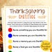 Thanksgiving GRATITUDE Candy Game: Printable Party Activity (PDF) - Etsy