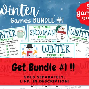 Winter SCAVENGER HUNT Game: Family Snow Day Activity (printable PDF) - Etsy