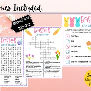EASTER Party GAMES BUNDLE 6 Game Bundle Printable Easter Games and ...