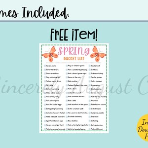 Spring Games BUNDLE #2: Printable Party Games (digital Download) - Etsy