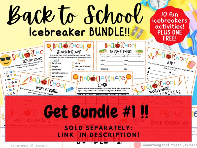 A TO Z Back to School Game - First Day of School Activity - Games for ...