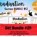 Graduation Party Games BUNDLE Printable Graduation Party Activities ...
