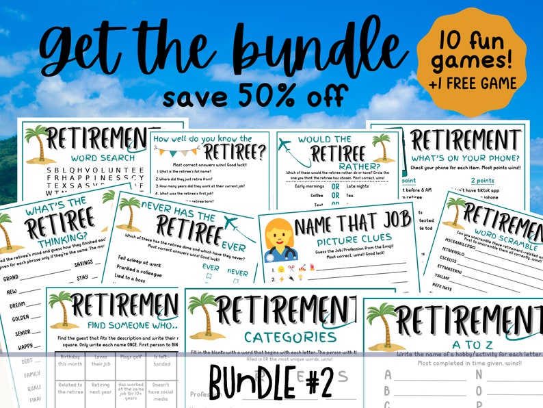 Retirement NEVER Has RETIREE EVER Game Printable Retirement Party Game ...