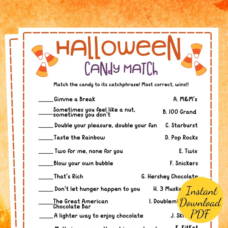 Candy Corn Game - Etsy