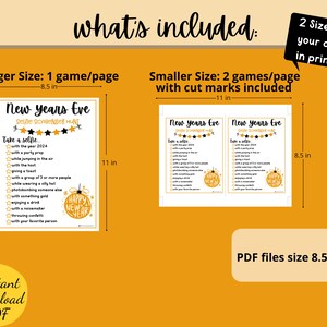 New Year's Eve Selfie Scavenger Hunt New Year's Eve Party Game ...