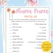 Spring FLOWER POWER Matching Game: Spring and Mother's Day Activity ...