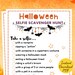 Halloween SELFIE SCAVENGER HUNT Game: Printable Party Activity (digital ...