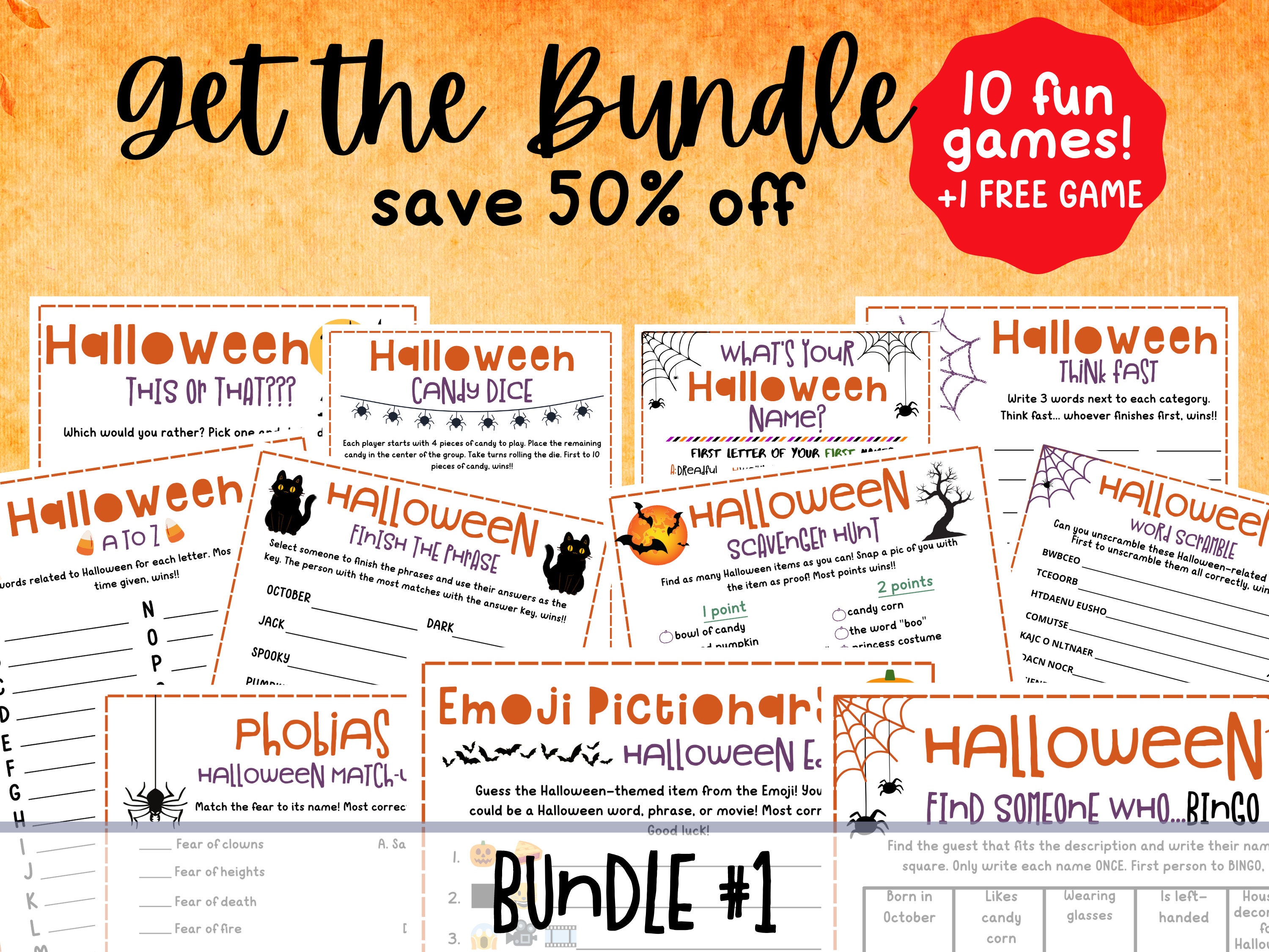 Halloween THIS OR THAT Halloween Party Game Halloween Would You Rather ...