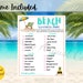 Beach SCAVENGER HUNT Game: Printable Summer Fun (PDF) - Etsy