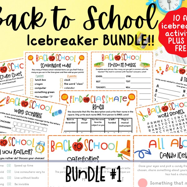 Icebreaker Games - Etsy