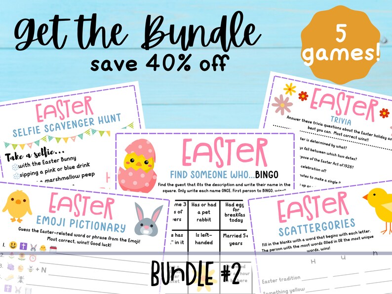 Easter SCATTERGORIES Game Easter Party Game Printable Easter ...