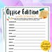 Office WORD SCRAMBLE Game: Printable Teambuilding Activity (PDF) - Etsy