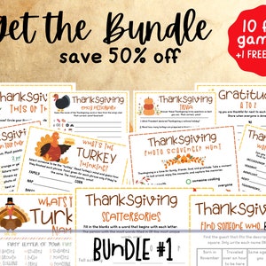 WHAT'S the TURKEY THINKING Thanksgiving Party Game Printable ...