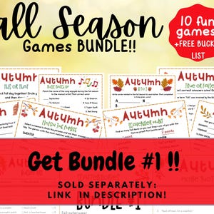 Fall MUSIC MATCH Game - Printable Autumn Party Game - Fall Music ...