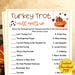 Thanksgiving MUSIC TRIVIA Game: Turkey Trot Match-up (printable PDF) - Etsy