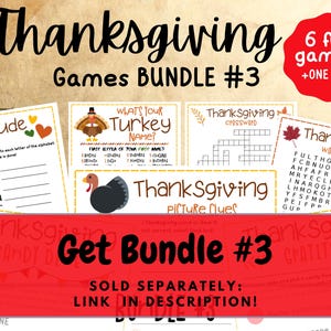 Thanksgiving GRATITUDE Candy Game: Printable Party Activity (PDF) - Etsy