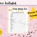 New Year's Eve WORD SCRAMBLE Game - New Years Party Game - Printable ...